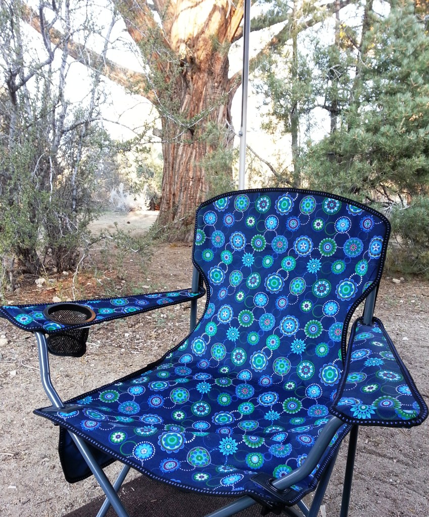 Travel Trailer Camping at Serrano Campground, Big Bear Lake, California ...